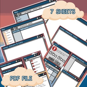 D&D 5E Character Sheet: Pixel Campfire Digital Edition, 5e Character ...