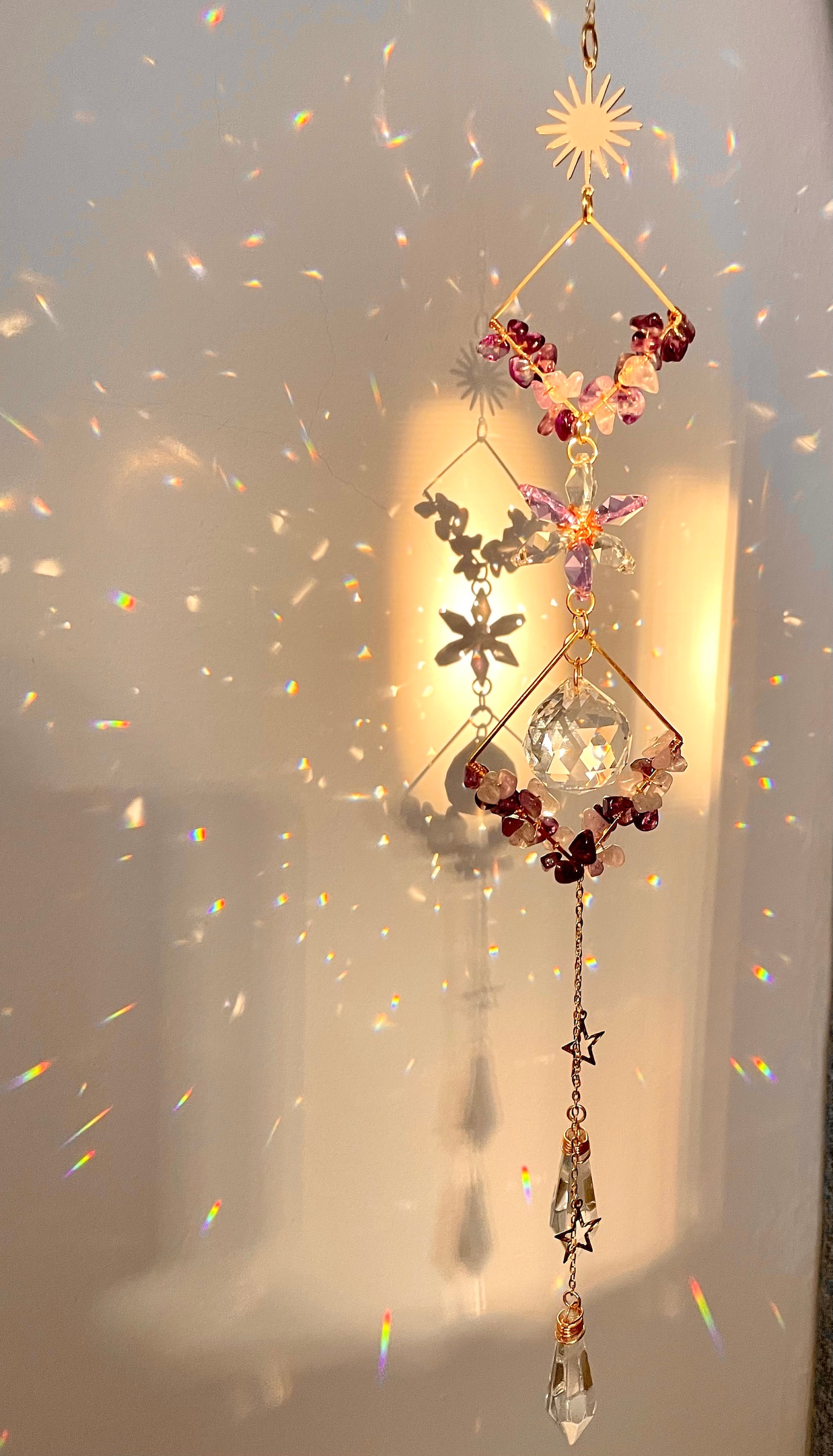 Crystal Suncatcher/ Crystal Decor/ Suncatcher/ Rainbow Maker/ - Etsy