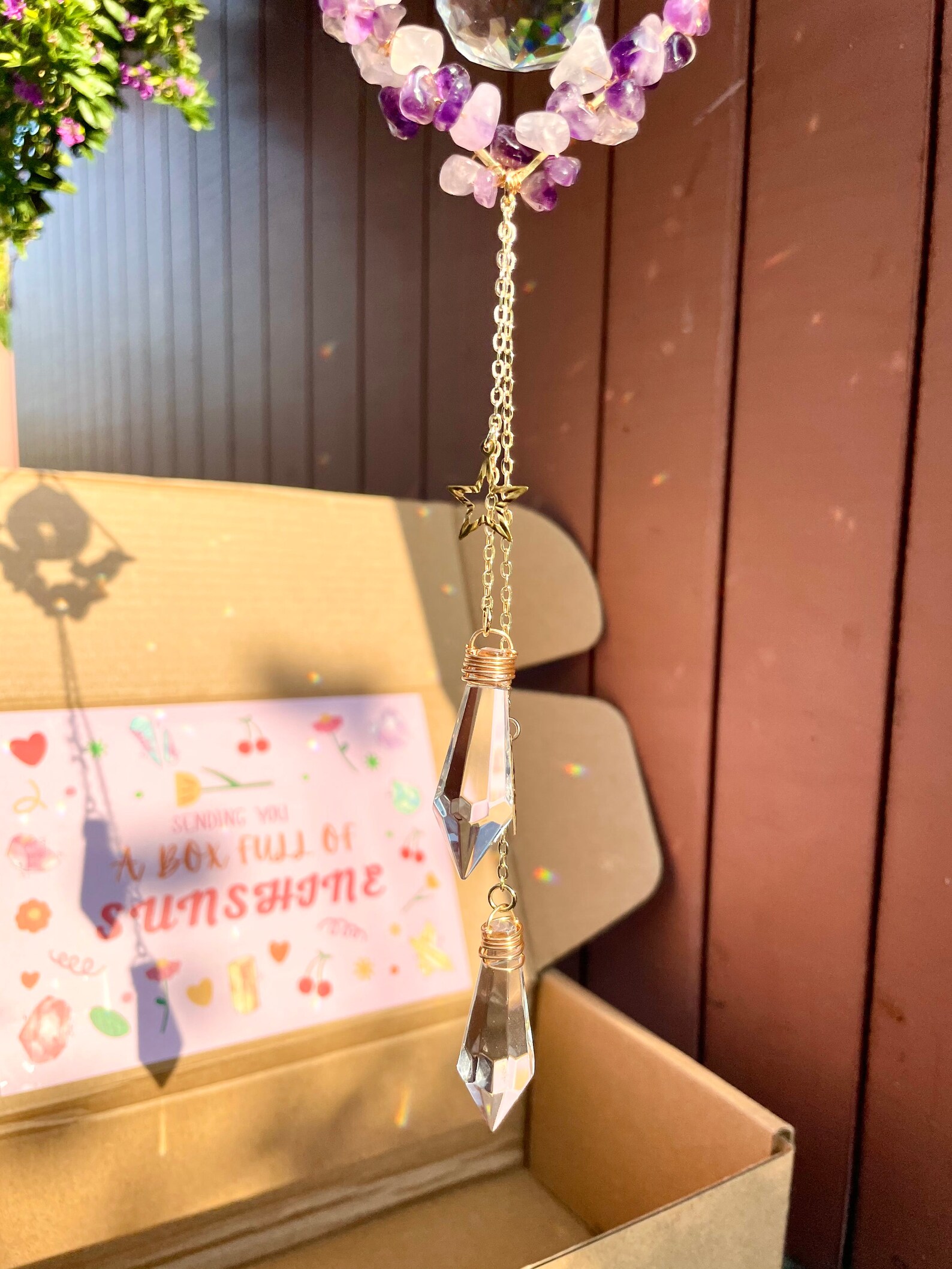 Crystal Suncatcher/ Crystal Decor/ Suncatcher/ Rainbow Maker/ - Etsy