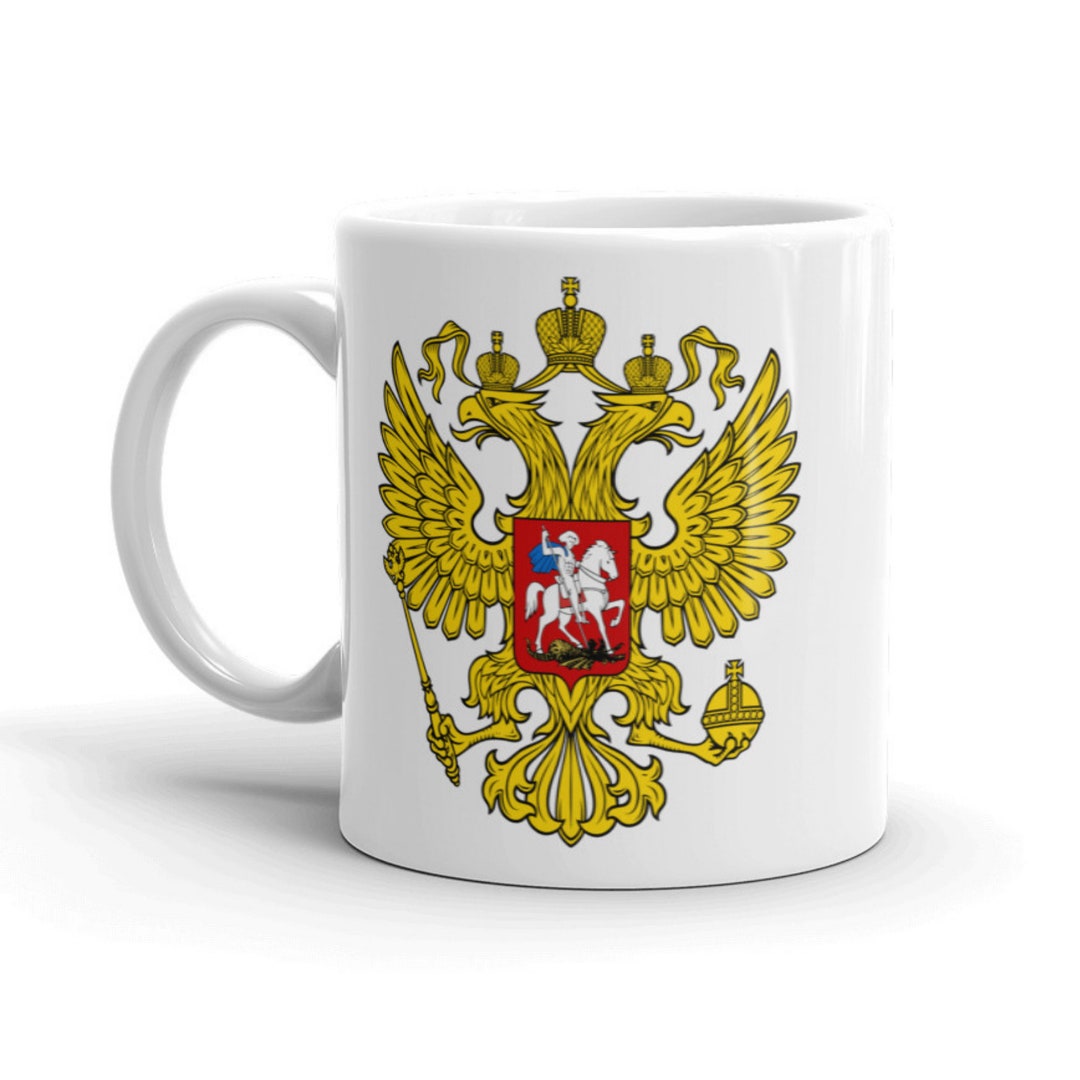 Russian Federation Coat of Arms Mug - Etsy
