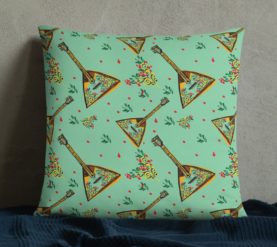 Russian Balalaika-themed Pillow - Etsy