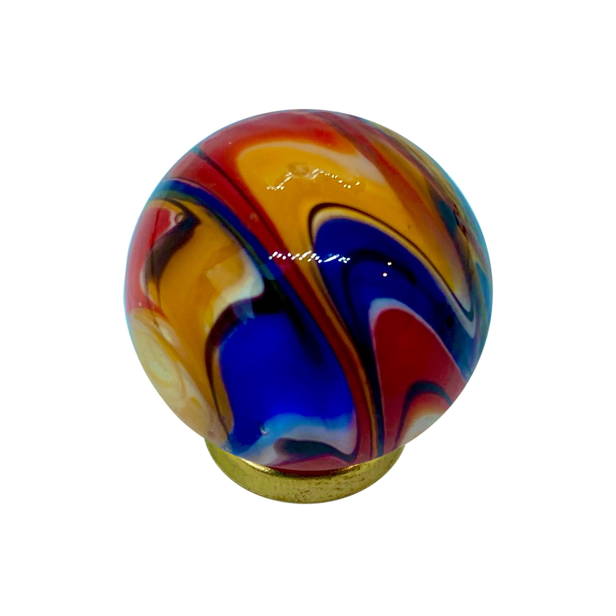 Large Glass Marble Set – Handmade Swirl Marbles, Collectible Toy Gift ...
