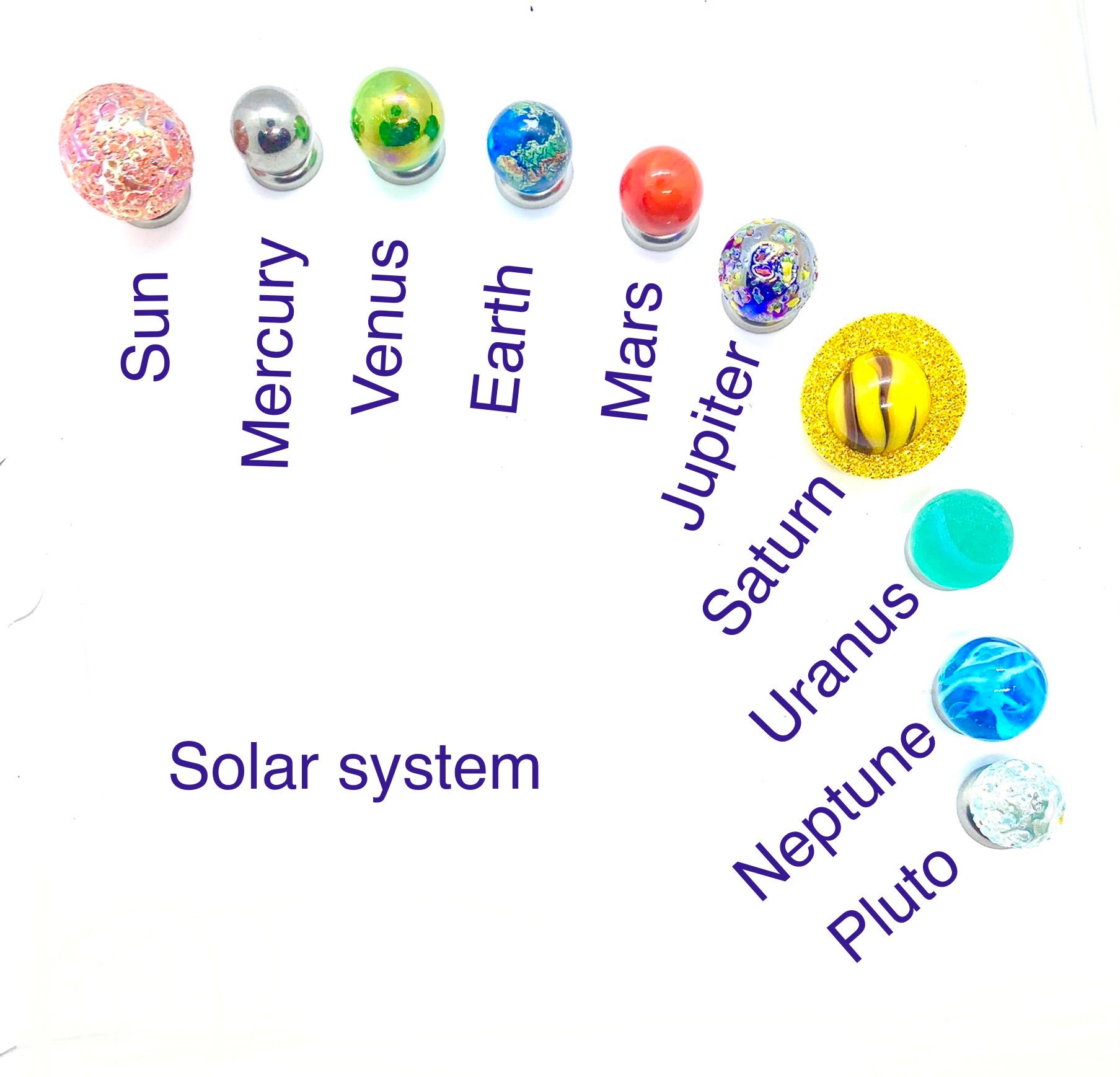 Solar System Marbles