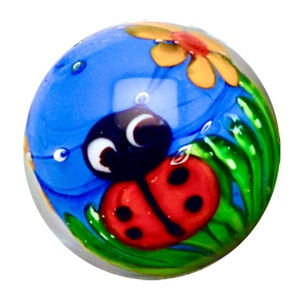 Dot & Spot - Handmade Cute Kids Glass Marbles Ladybird Ladybug Gift ...