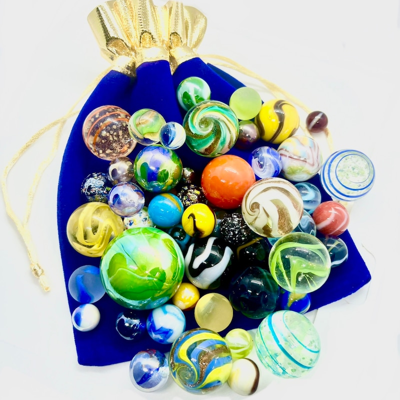 Handmade Marbles - Etsy