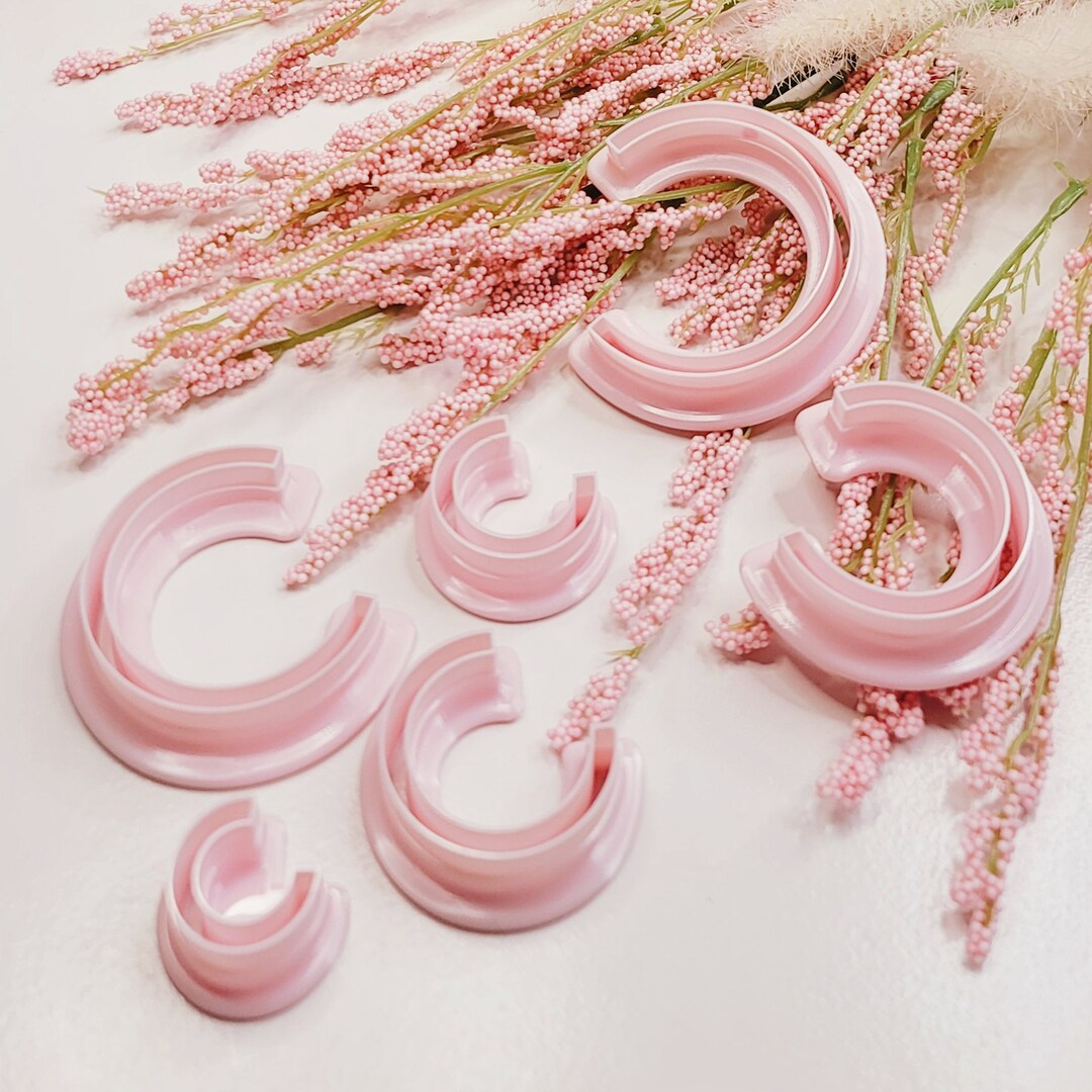 Open Hoop Earring Cutters Hoop Cutters Round Hoop Polymer Clay Cutter ...