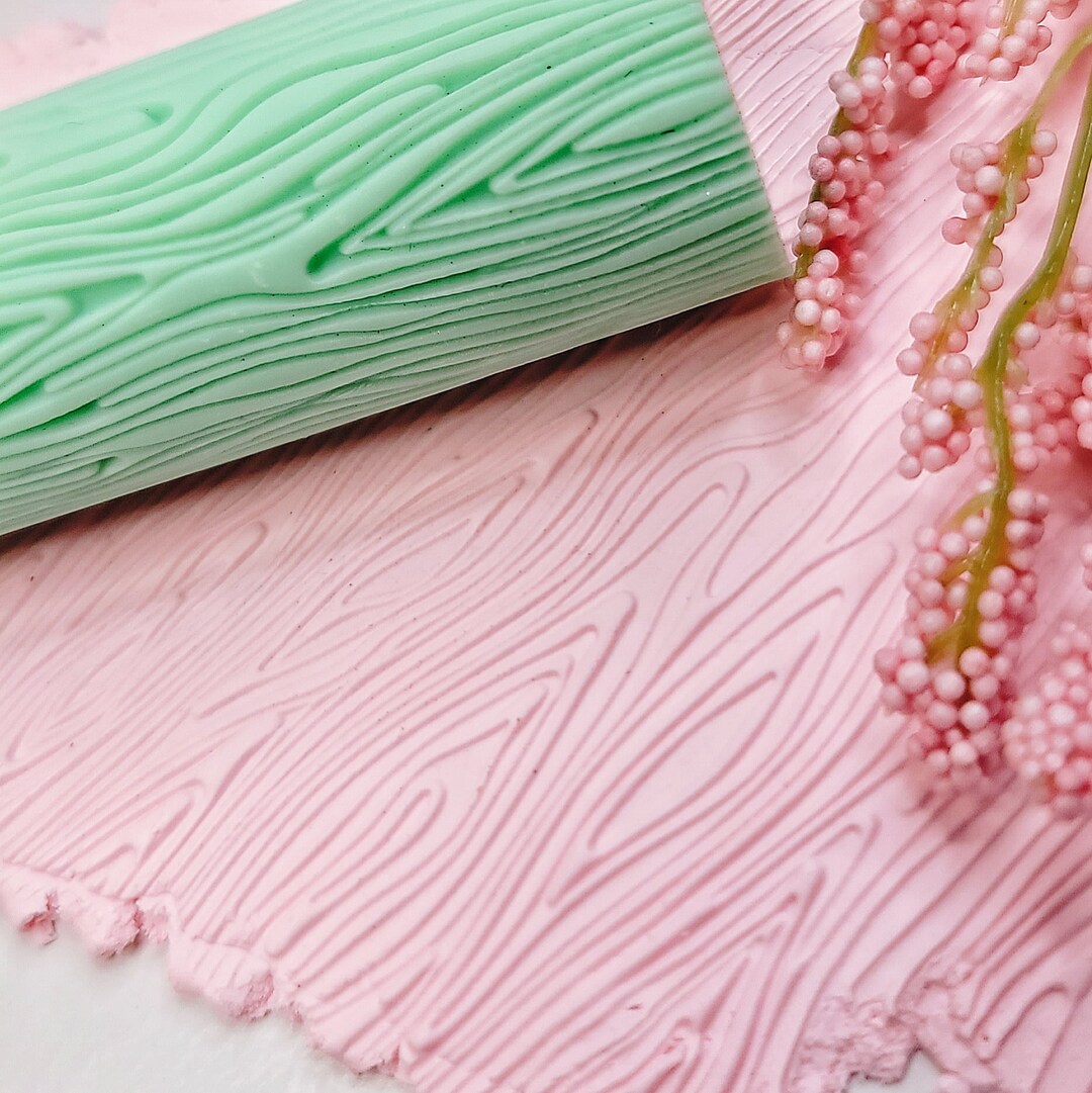 Polymer Clay Texture Rollers Wood | Www.clayblossoms.art - Etsy