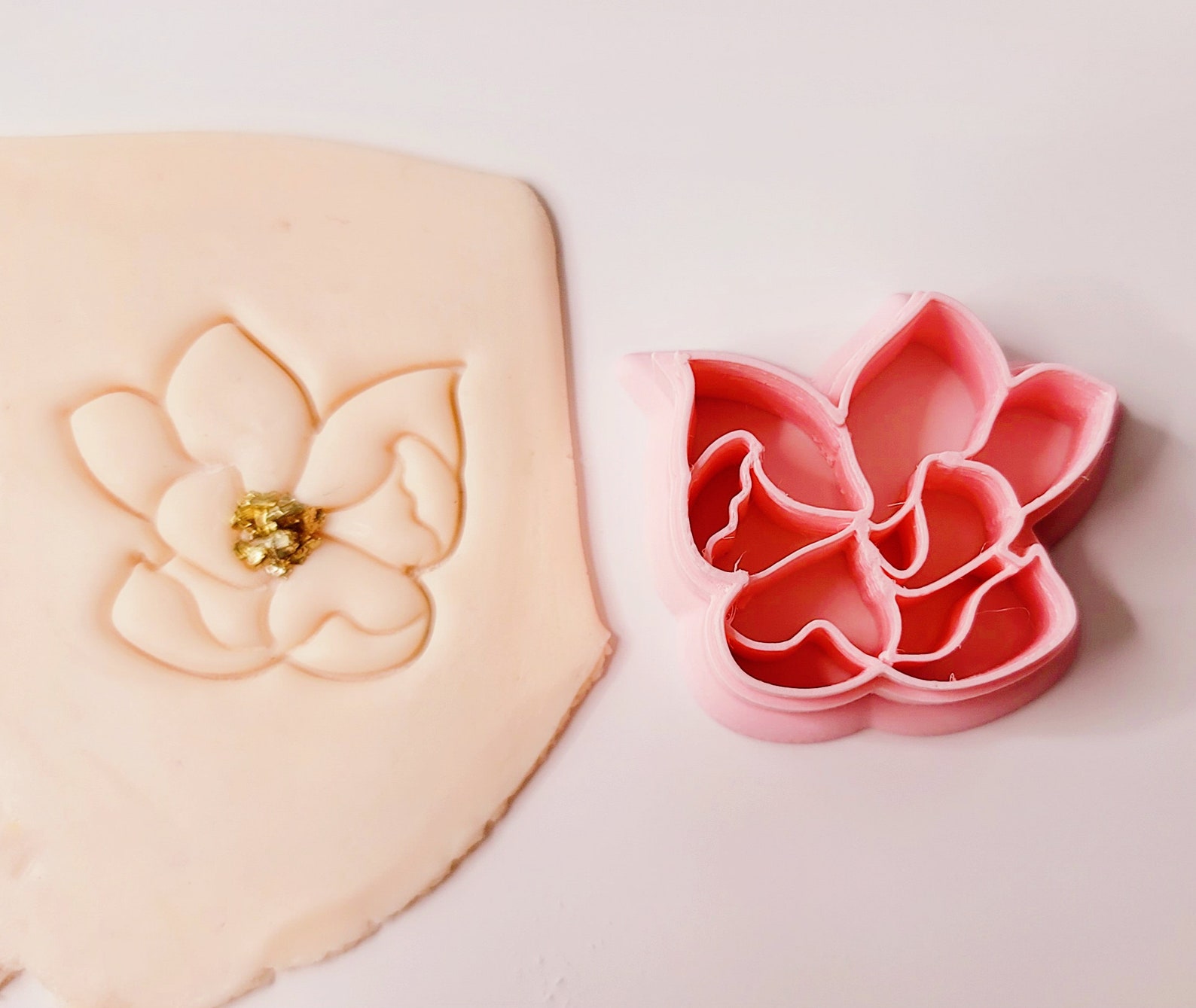 Magnolia Cutter Flower Cutter Floral Cutter Polymer Clay - Etsy