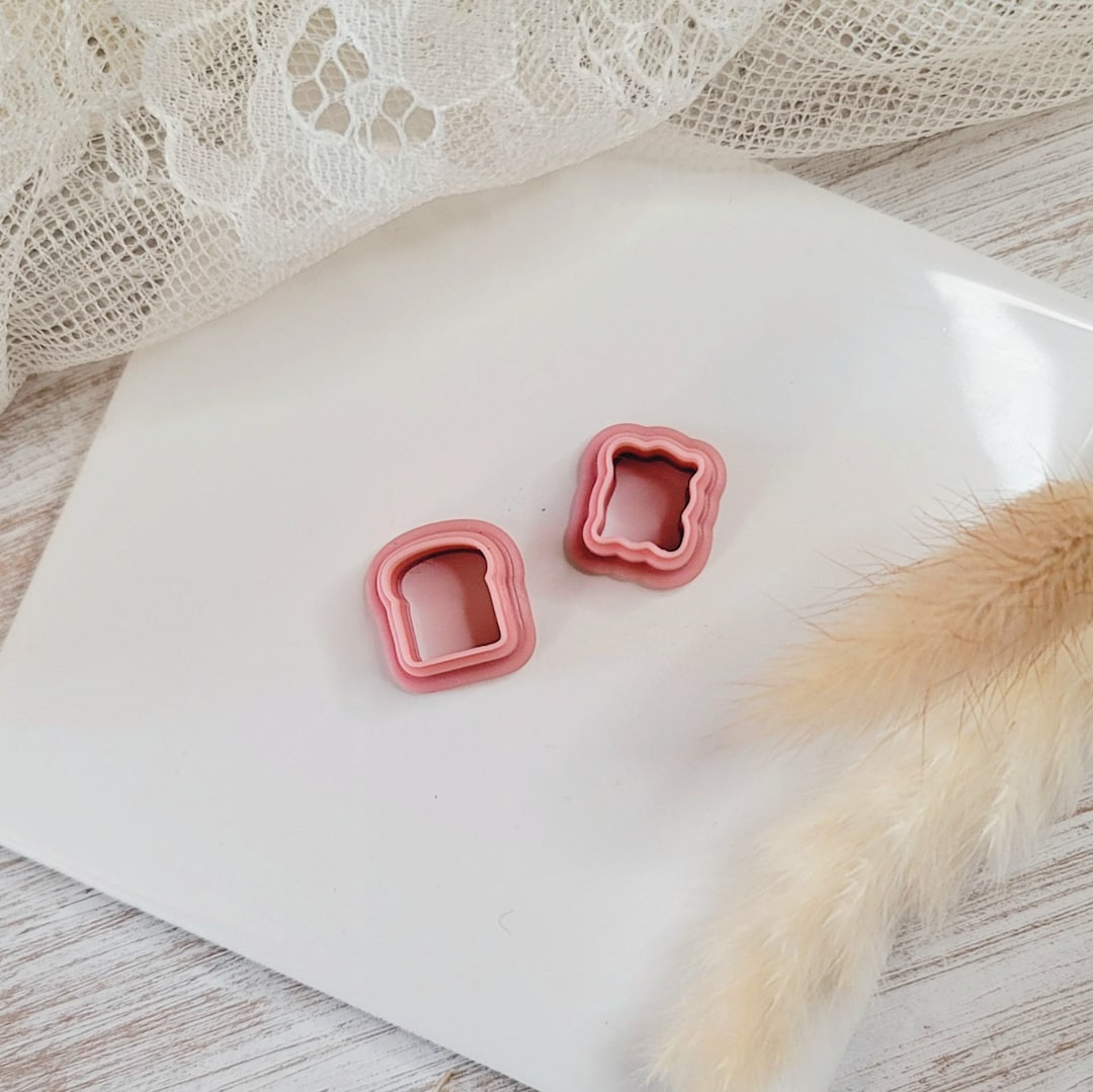 Toast & Jelly Clay Cutter Set | 2 Pc Peanut Butter Sandwich Cutters ...