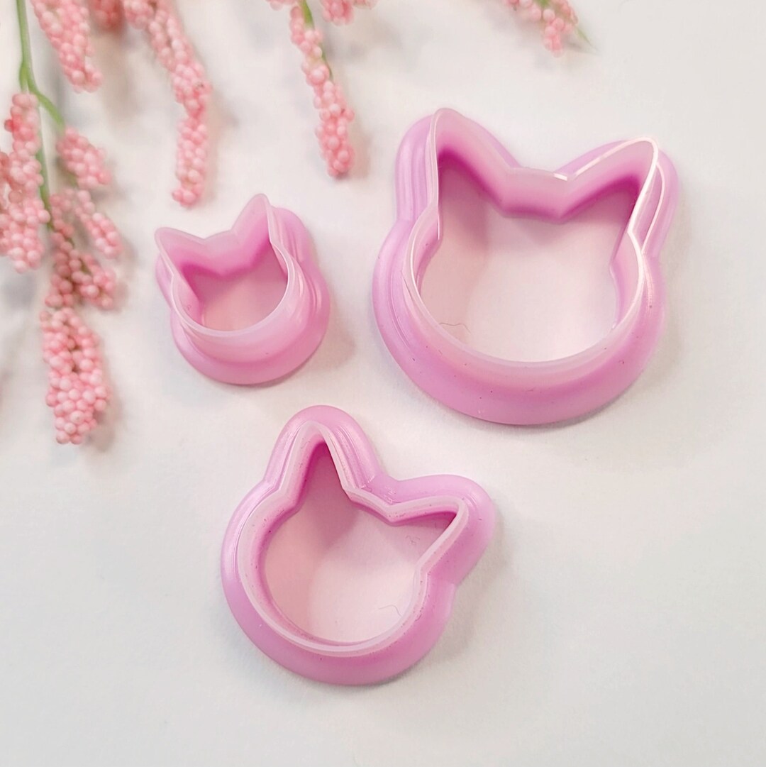 Spooky Cat Head Clay Cutter | Halloween Cat Cutter | Black Cat Clay ...