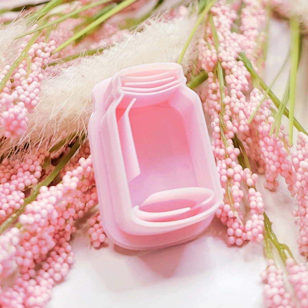 Polymer Clay Cutters Mason Jar | 7 Sizes | Www.clayblossoms.art - Etsy