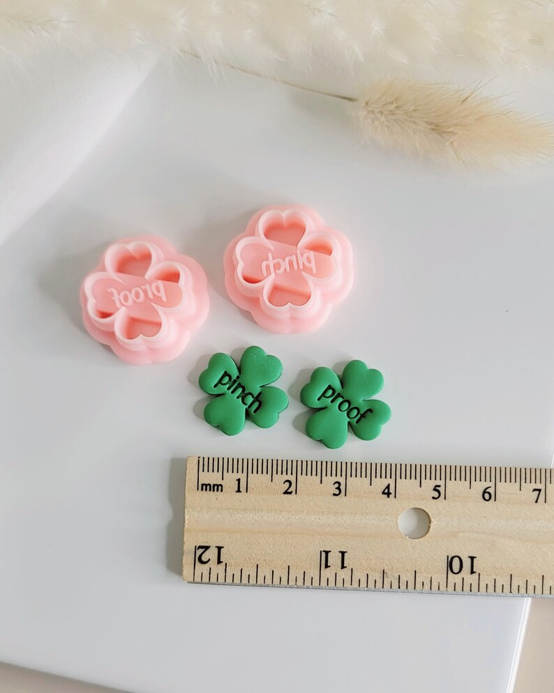 Pinch Proof 4 Leaf Clover Clay Cutter Set | St. Patrick's Day Clay ...
