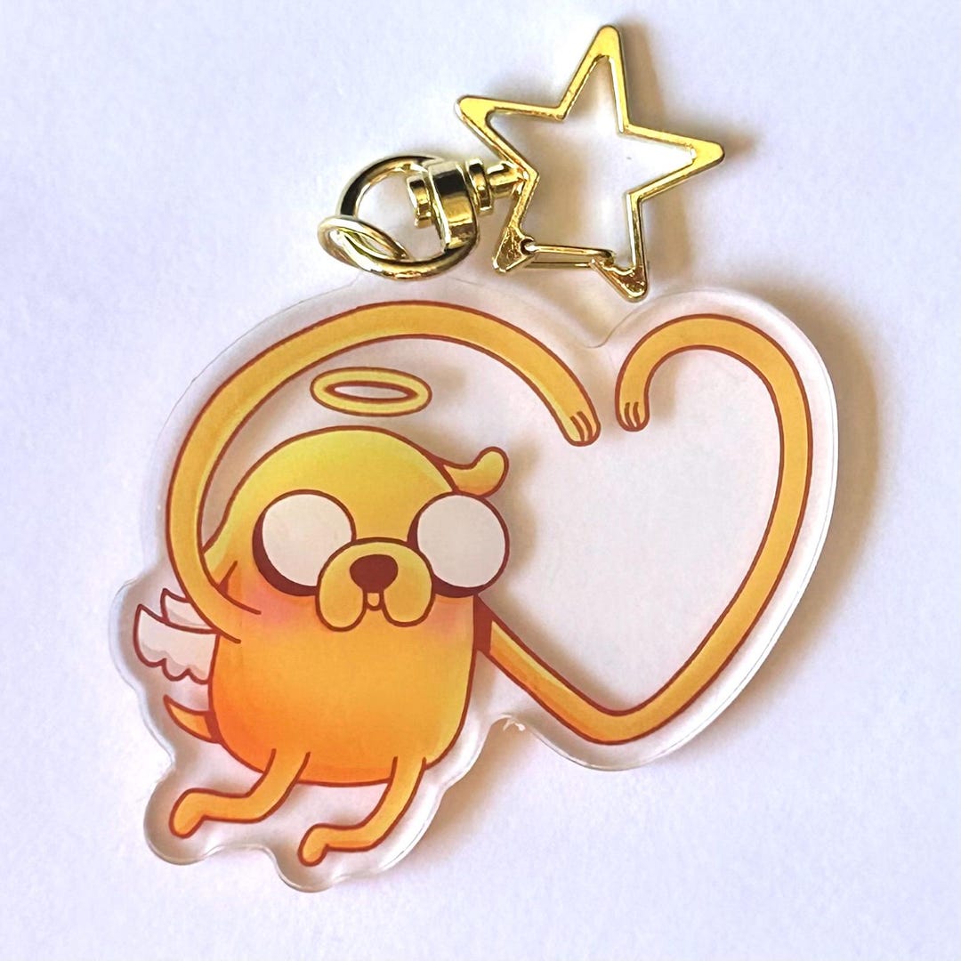 Jake the Angel Keychain - Adventure Time - Etsy