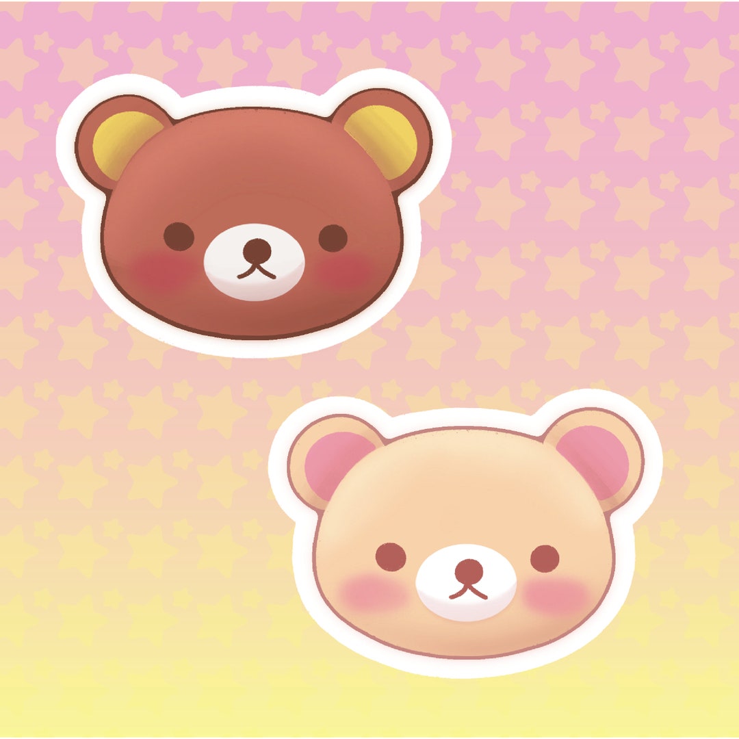 Rilakkuma and Korilakkuma STICKER - Etsy