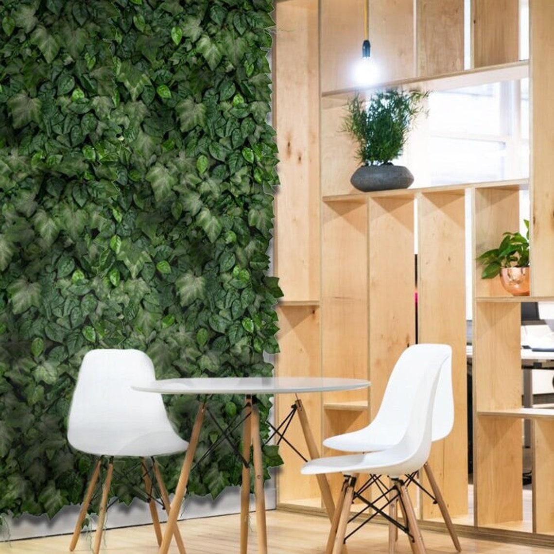 Artificial Plant Wall - Ivylace - Green Wall Indoor - Plant Vertical ...