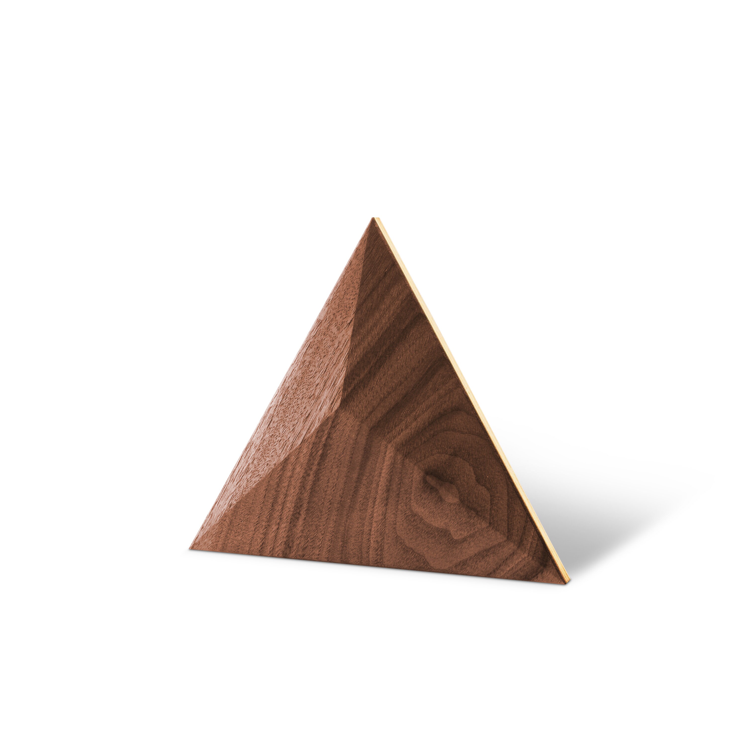 3D Wood Panel Pyramid Wall Panel Walnut Wood Wall Wooden - Etsy