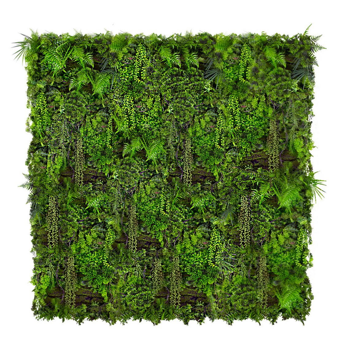 Artificial Plant Wall - Mountine Pine - Green Wall Indoor - Plant ...