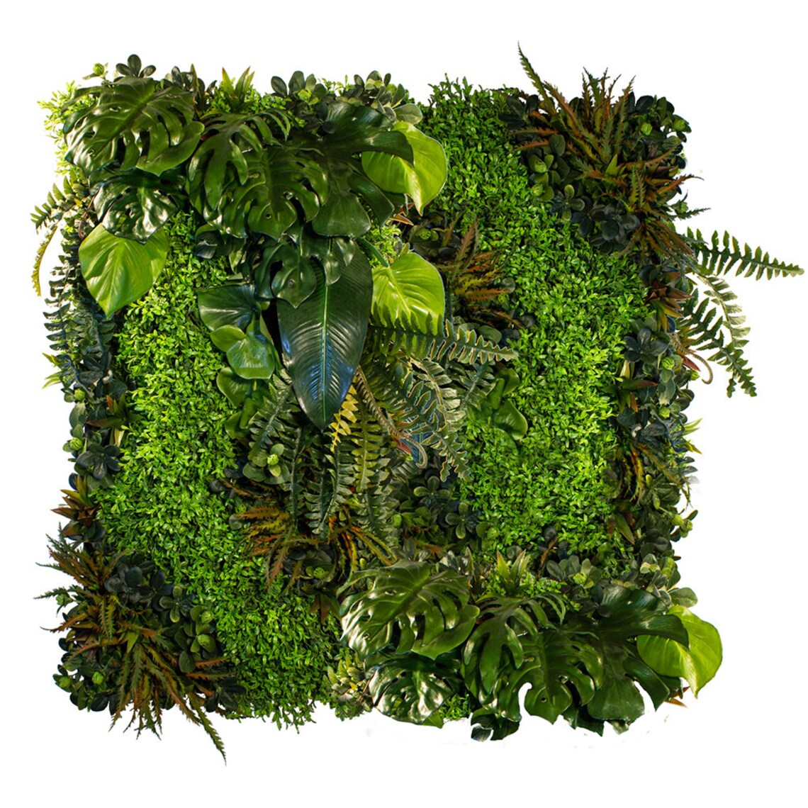 Artificial Plant Wall - Botanic Bush - Green Wall Indoor - Plant ...
