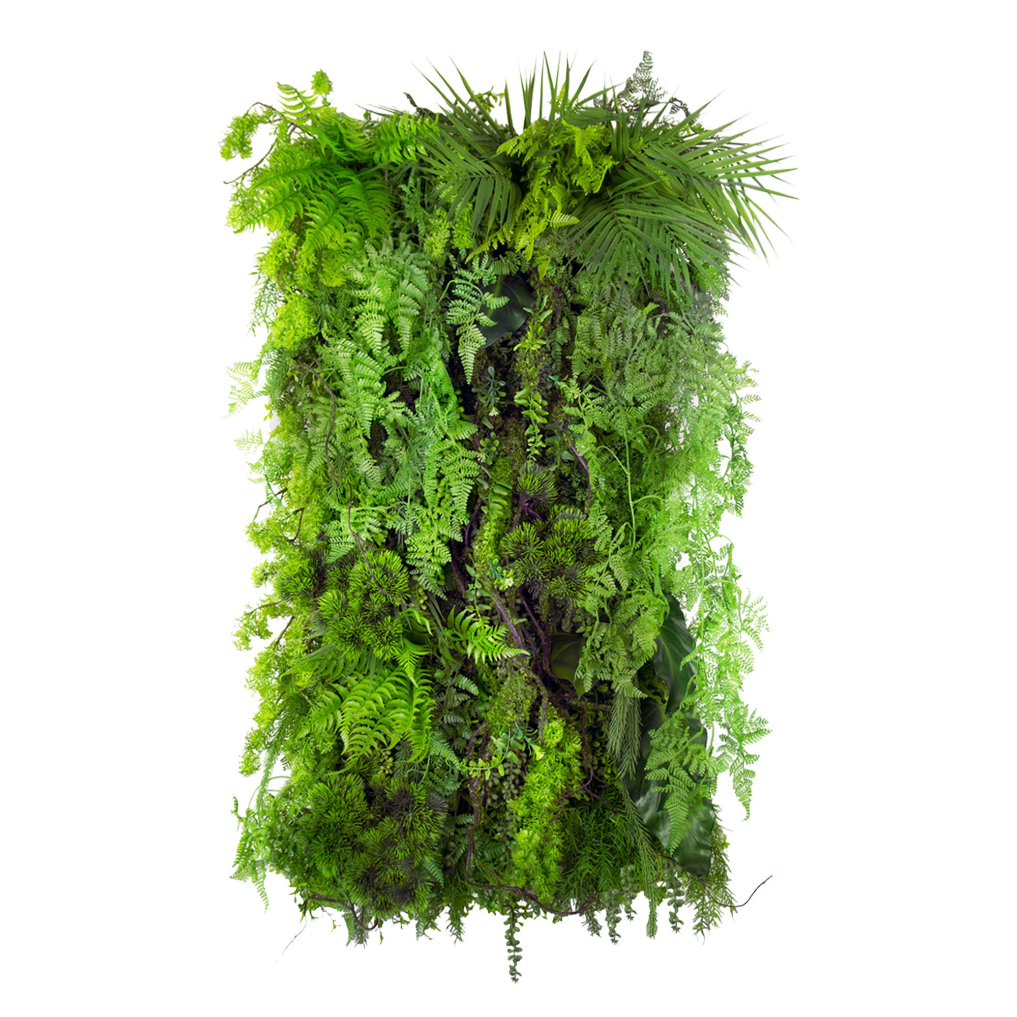 Artificial Plant Wall - Limba Widerness - Green Wall Indoor - Plant ...