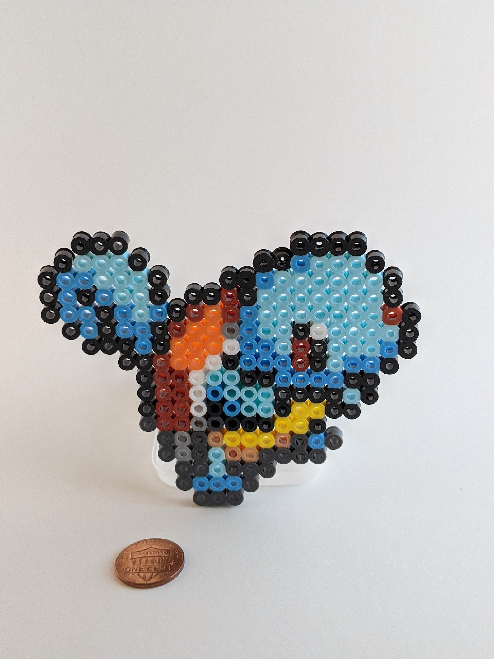 Pokemon Squirtle sprite perler bead art | Etsy