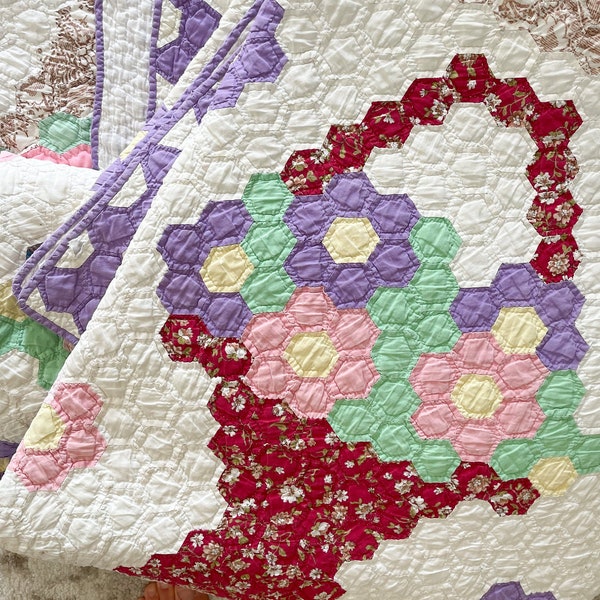 Flower Basket Quilt - Etsy