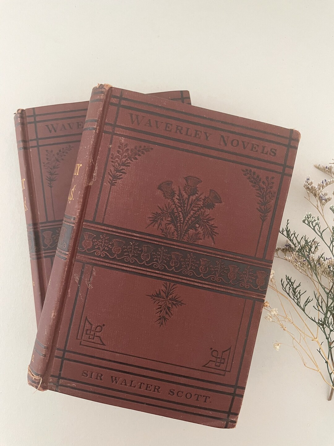 The Waverley Novels - Set of 2 Antique Books - Sir Walter Scott ...