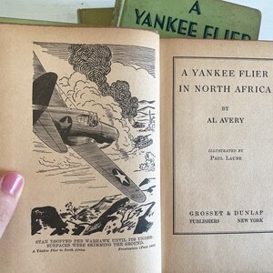 Vintage Green Book Stack Aviation Books Al Avery Books 1940s Vintage ...