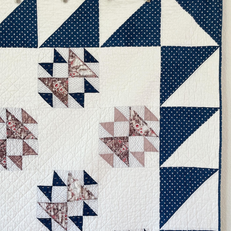 Old Antique Quilts Blue - Etsy