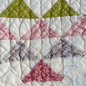 Antique Basket Quilt Pastel Cactus Basket Quilt Hand Stitched Quilt - Etsy