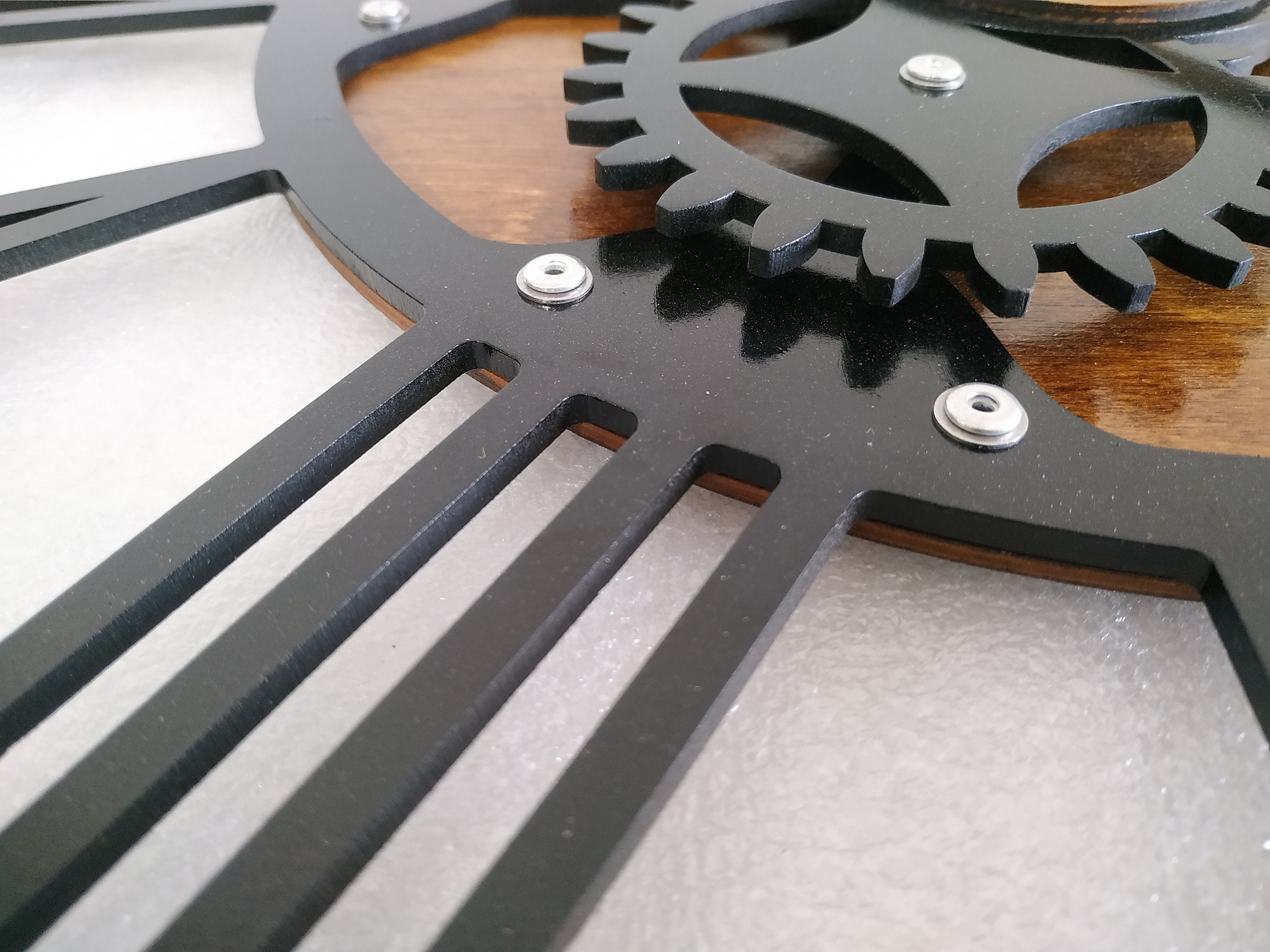 Handcrafted Vintage Gear 24 Wooden Wall Clock Steampunk - Etsy