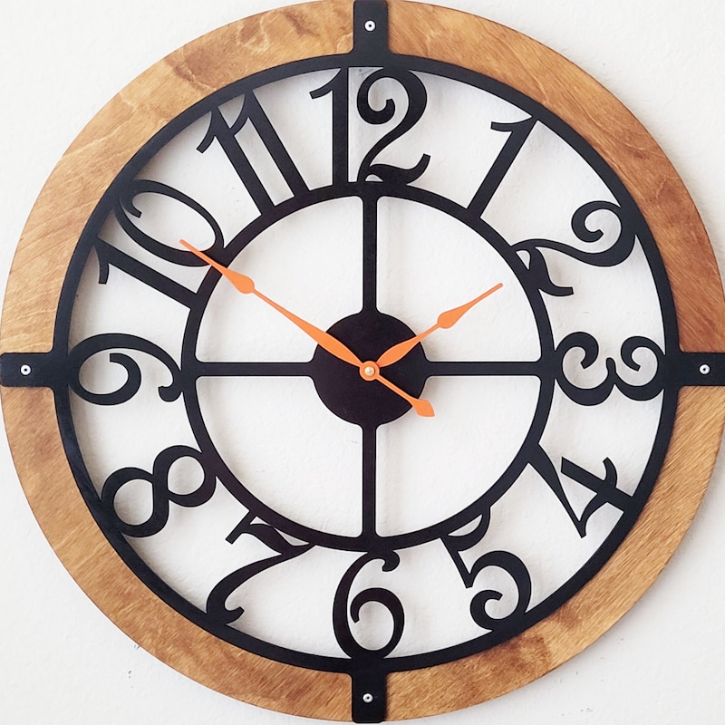 Big Black Clock - Etsy