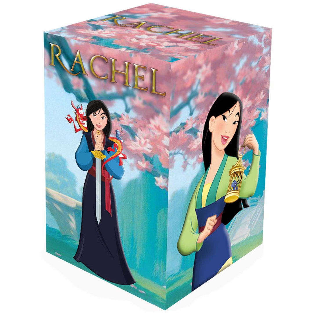 Personalized Mulan Easter Egg Box Printable DIY Craft Warrior Princess ...