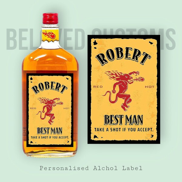 Fireball Whiskey - Etsy