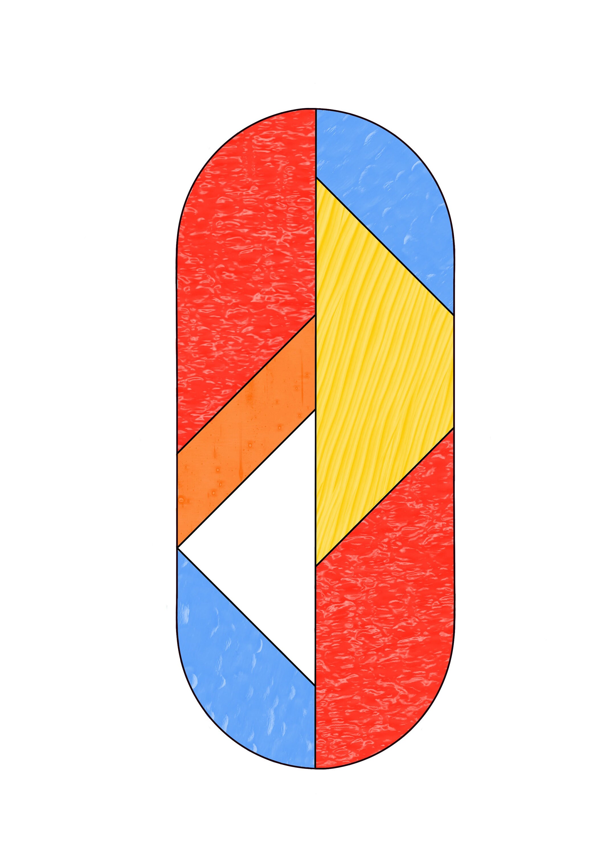 O-minimal 3 Stained Glass Pattern, Window Sun Catcher ART, Stained ...