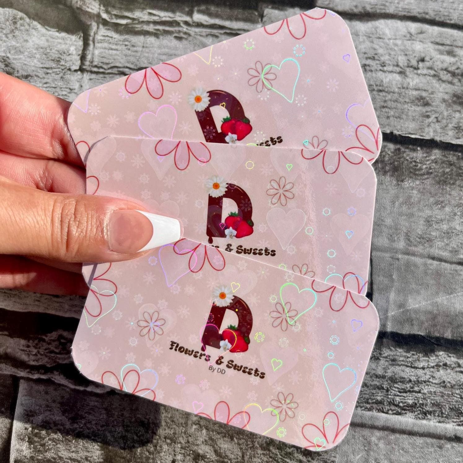 Custom Holographic Business Cards: 100-piece Set - Etsy