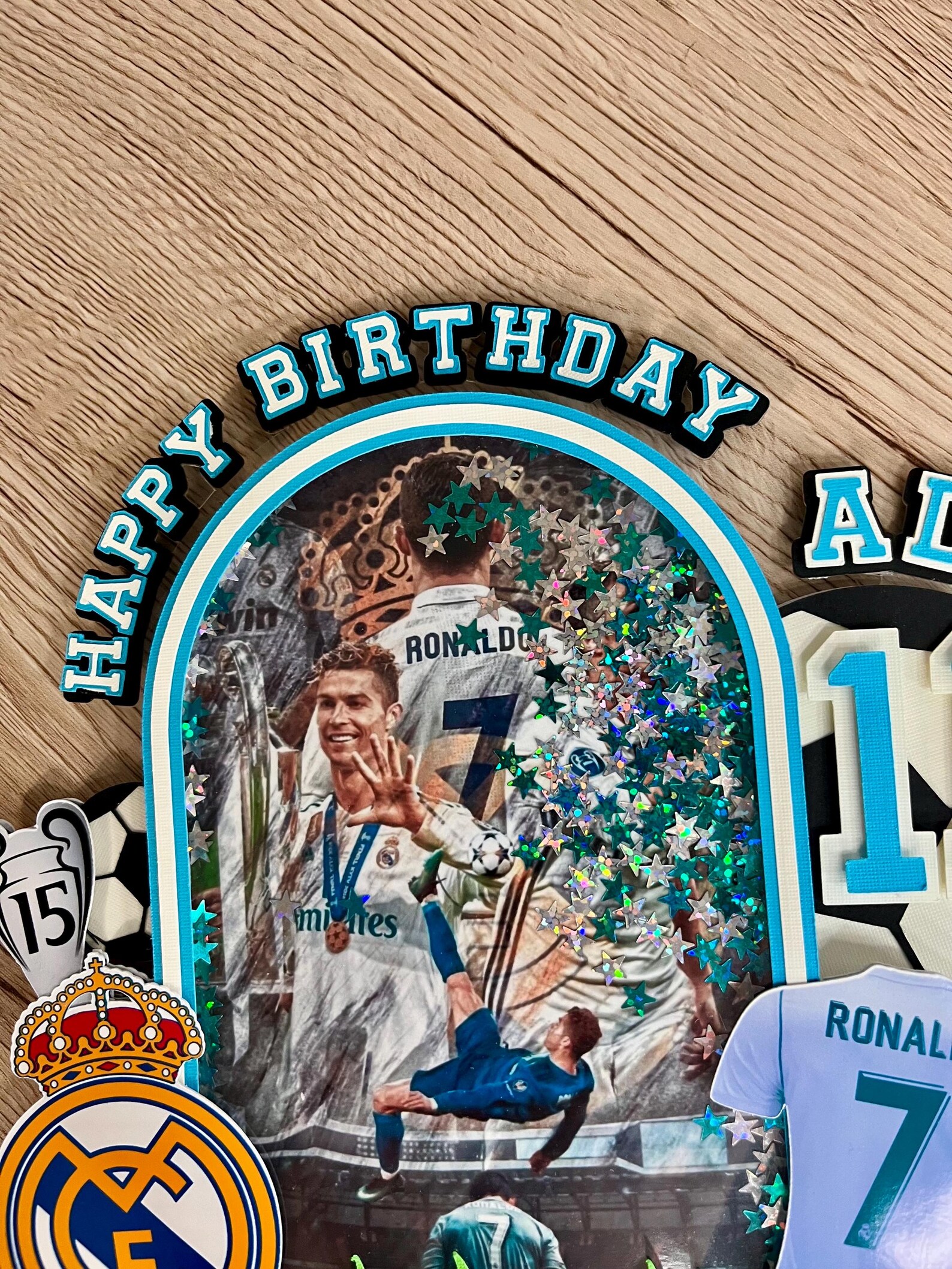 Cristiano Ronaldo Cake Topper| Real Madrid Ronaldo Cake Topper| Madrid ...