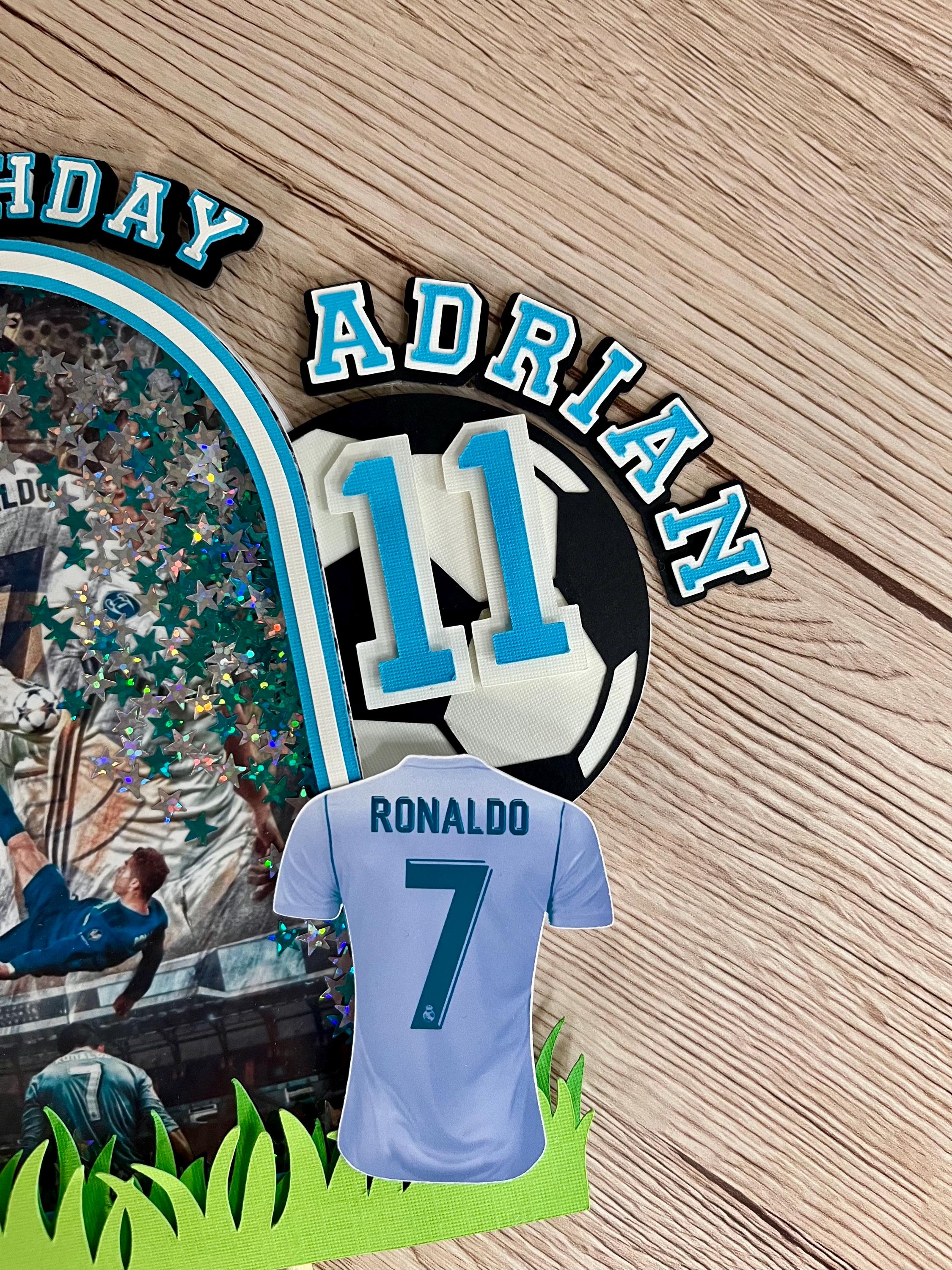 Cristiano Ronaldo Cake Topper| Real Madrid Ronaldo Cake Topper| Madrid ...