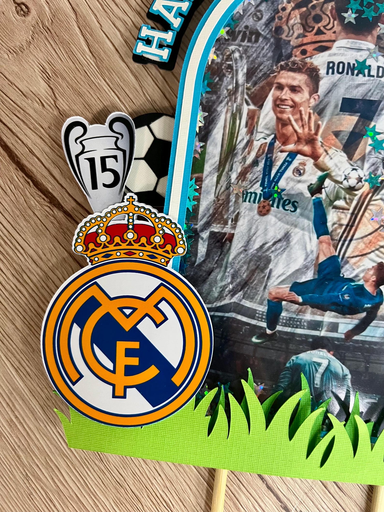 Cristiano Ronaldo Cake Topper| Real Madrid Ronaldo Cake Topper| Madrid ...