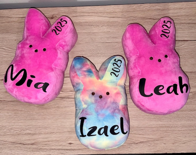 10" Peeps Plush| Personalized Peep With Name| Easter Basket Stuffer ...