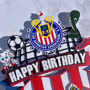 Chivas Birthday Cake Topper| Chivas Birthday Party| 3D Cake Topper ...