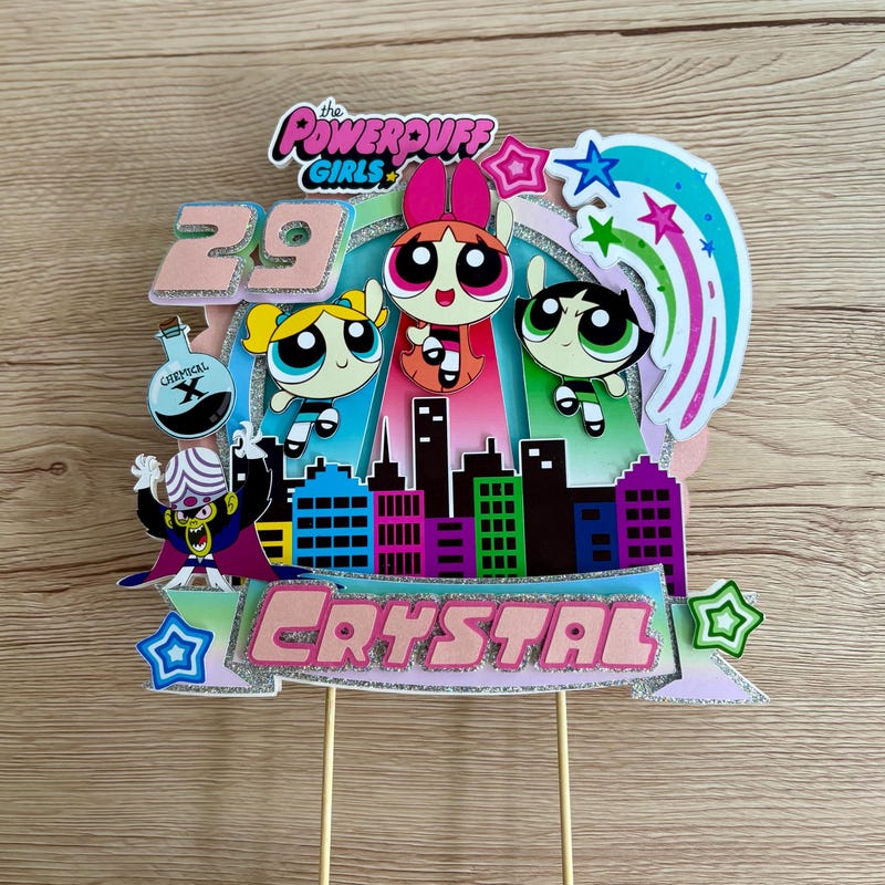 Powerpuff Girls Cake Topper - Etsy