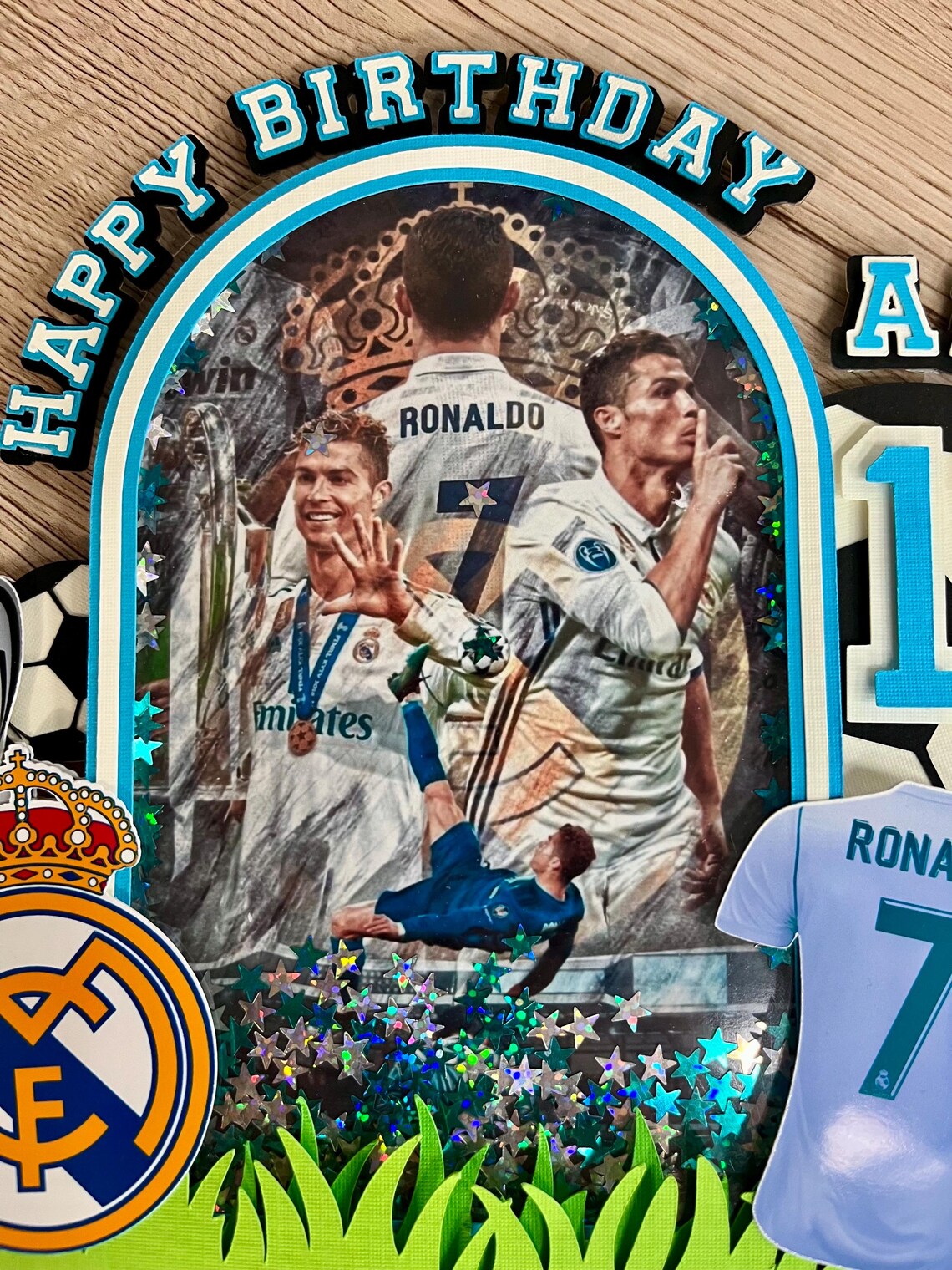 Cristiano Ronaldo Cake Topper| Real Madrid Ronaldo Cake Topper| Madrid ...