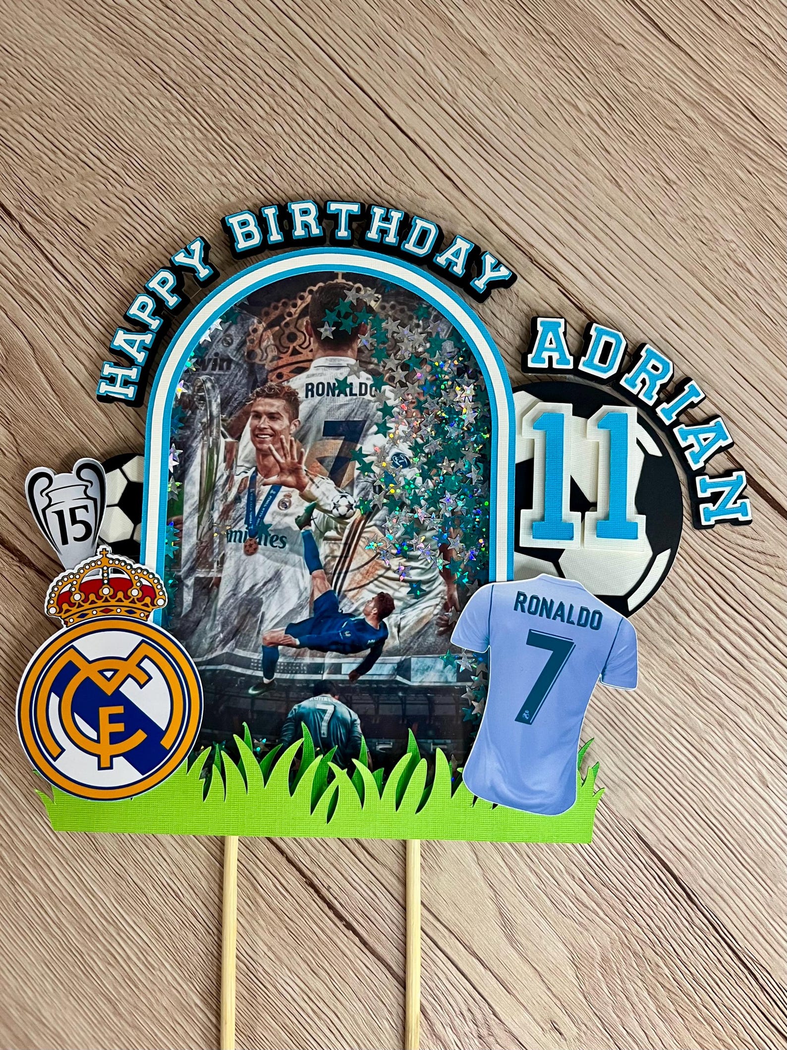 Cristiano Ronaldo Cake Topper| Real Madrid Ronaldo Cake Topper| Madrid ...