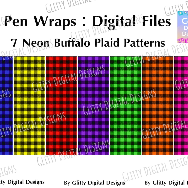 Neon Plaid - Etsy