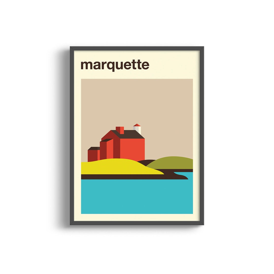 Marquette Print - Etsy