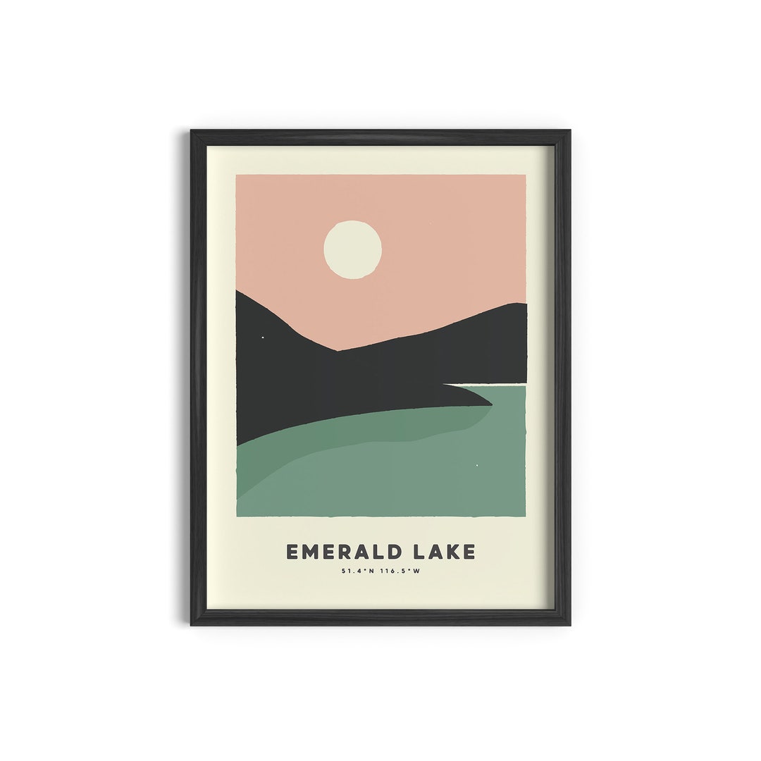 Emerald Lake Print - Etsy