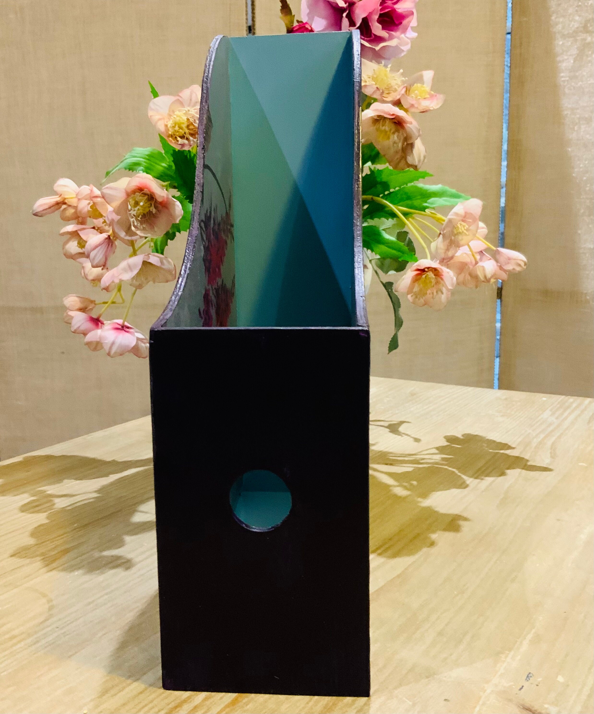 Magazine Box File. Solid Wood Hand Painted and Finished With - Etsy