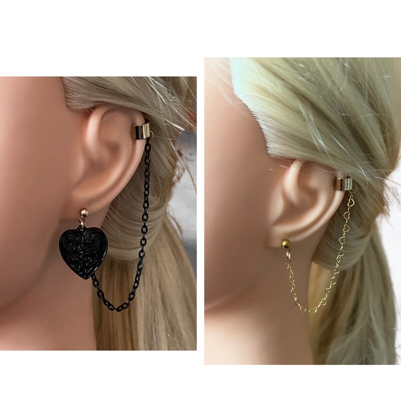 Heart Nose Chain - Etsy