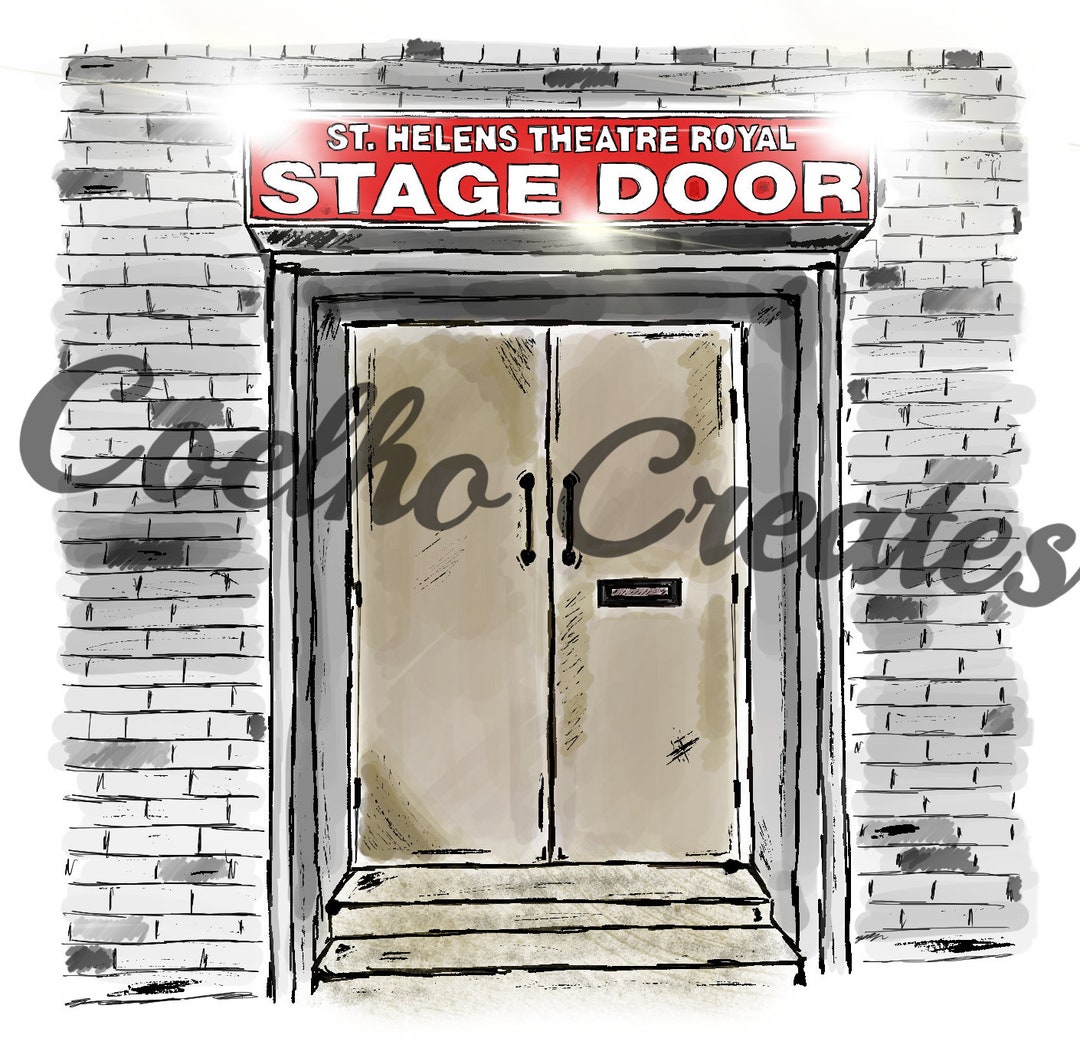 Personalised Theatre Building Drawing - Etsy