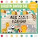Wild About Learning - Zoo Animals Bulletin Board - Etsy